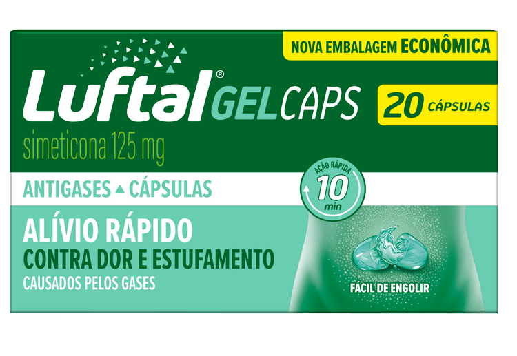 Luftal Gel Caps 20 | Luftal Brazil